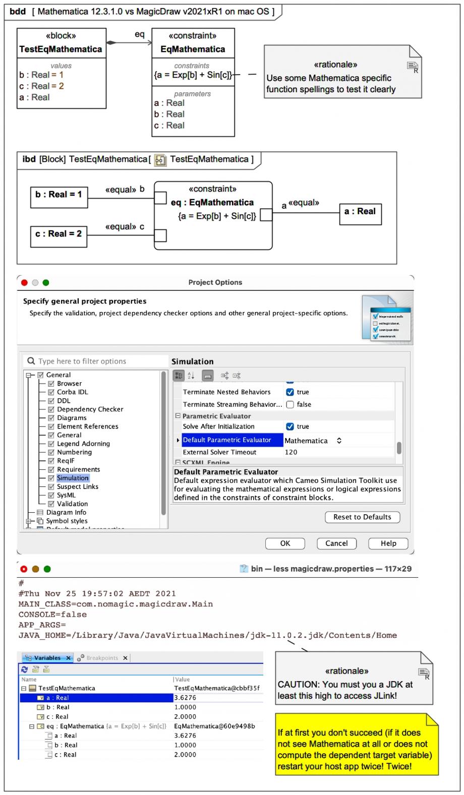 HOWTO use Mathematica v12.3.2 as an external maths engine for SysML Parametrics ...